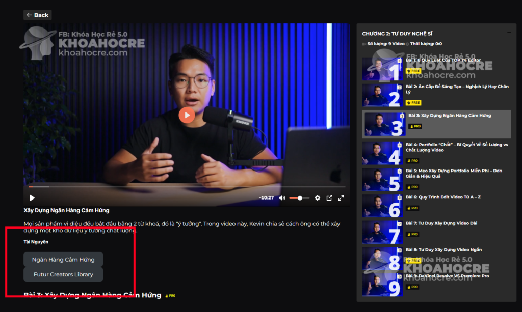 Khóa Học Futur Creators 2.0 Mới Nhất Cùng Kevin Mach