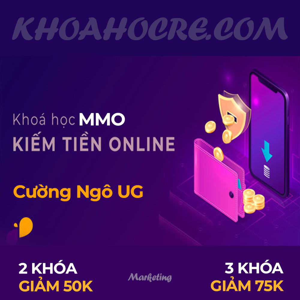 Khóa Học MMO (Aff + Build Free Traffic) | Cường Ngô