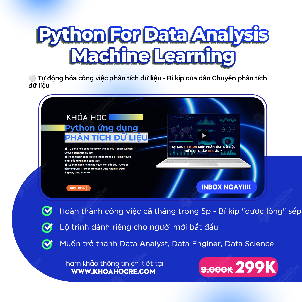 Khóa Học Python For Data Analysis & Machine Learning Cole.vn