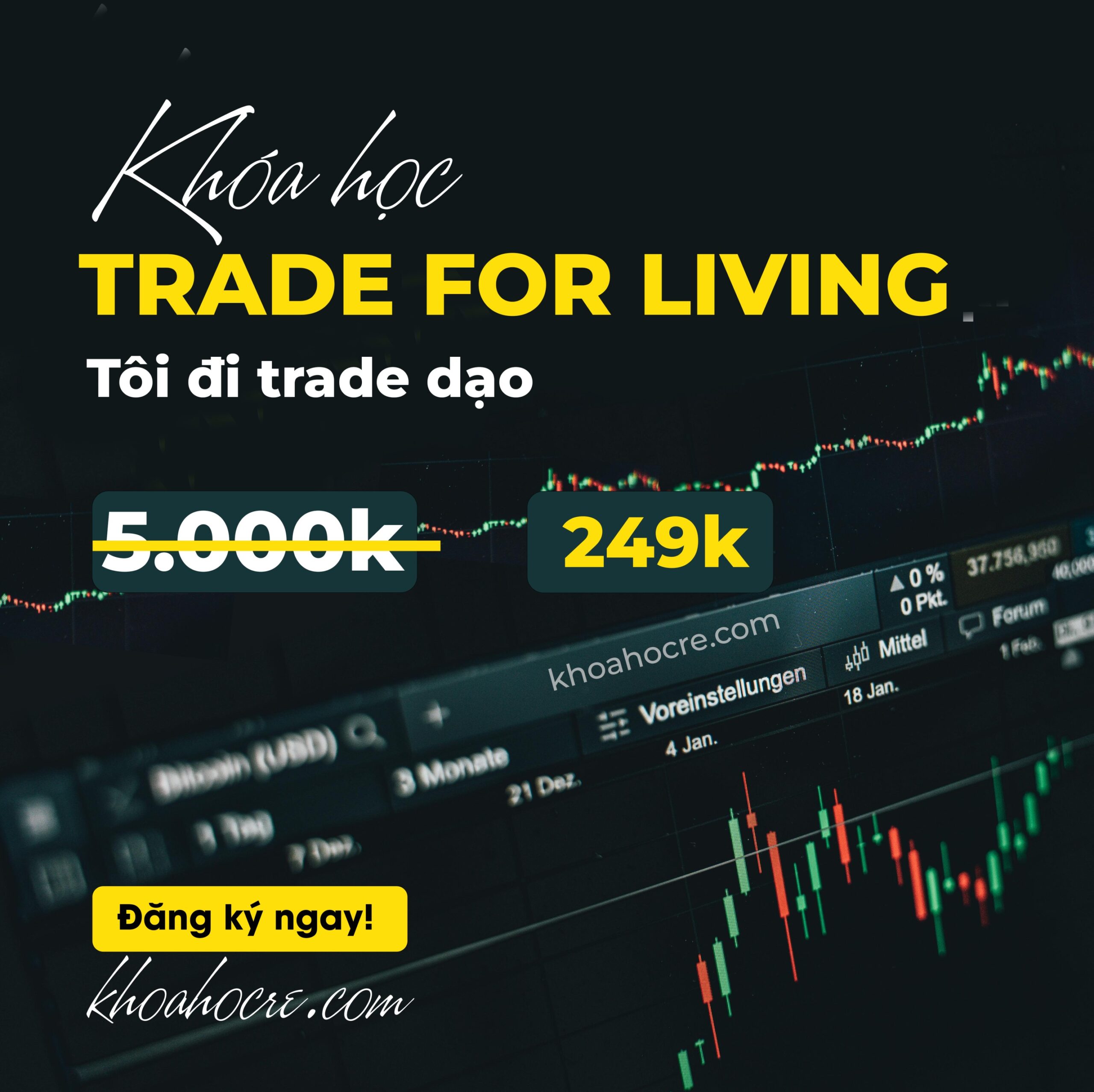 Khóa Học Trade For Living – Giao Dịch Kiếm Sống Đơn Giản & Hiệu Quả